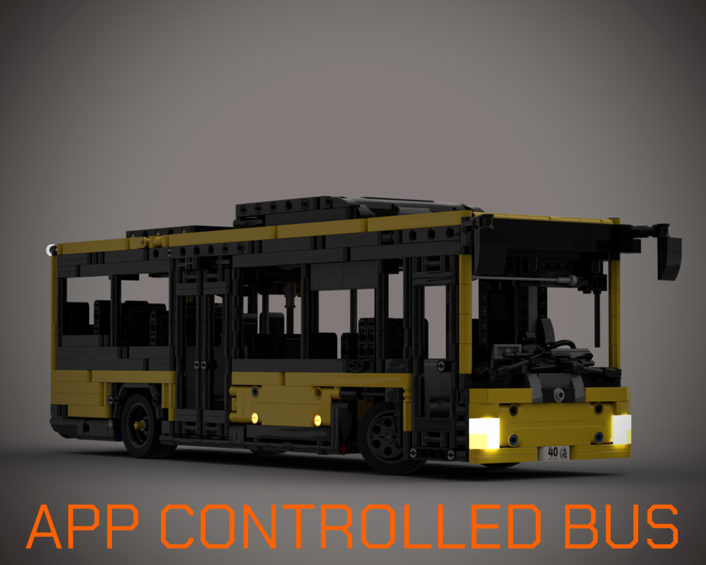 LEGO MOC App-controlled bus by mic8per | Rebrickable - Build with LEGO