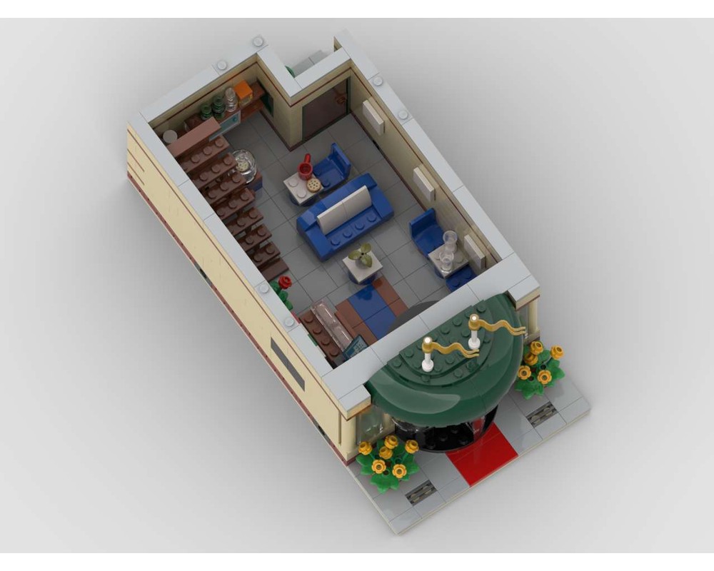 LEGO MOC City Hotel by MadWaxBE | Rebrickable - Build with LEGO