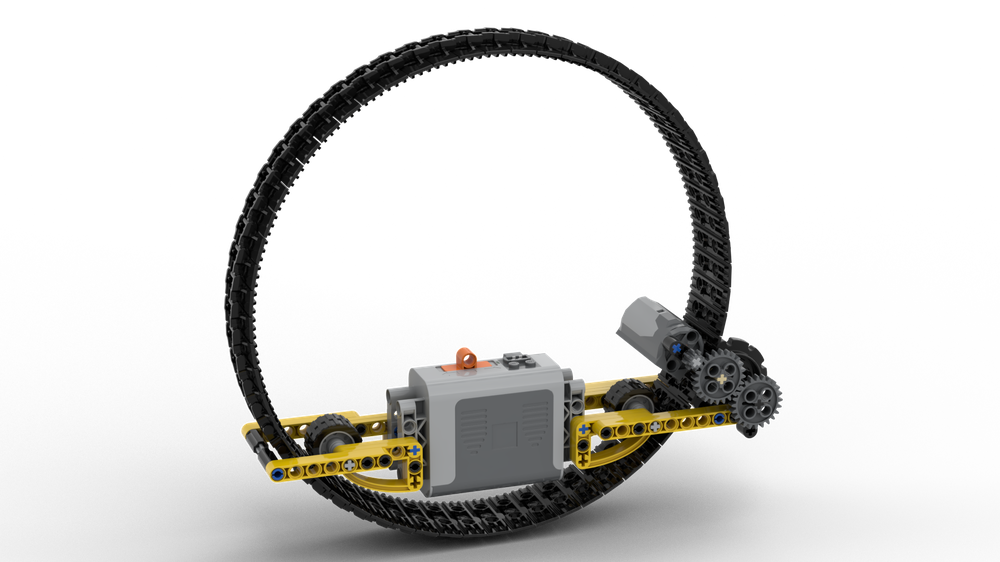 LEGO MOC Inverted Track Car by 2in1 | Rebrickable - Build with LEGO