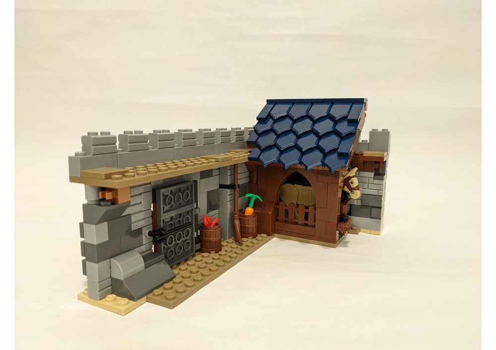 Lego Moc The Blacksmiths Battering Ram By Brixremix Rebrickable