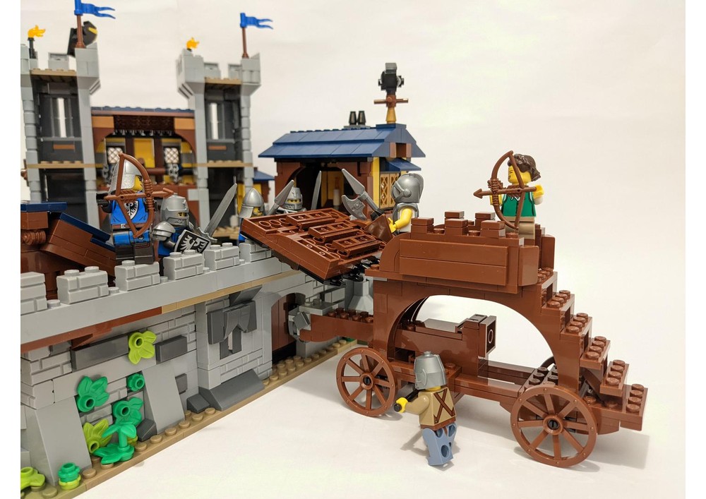 Lego Moc The Blacksmiths Battering Ram By Brixremix Rebrickable
