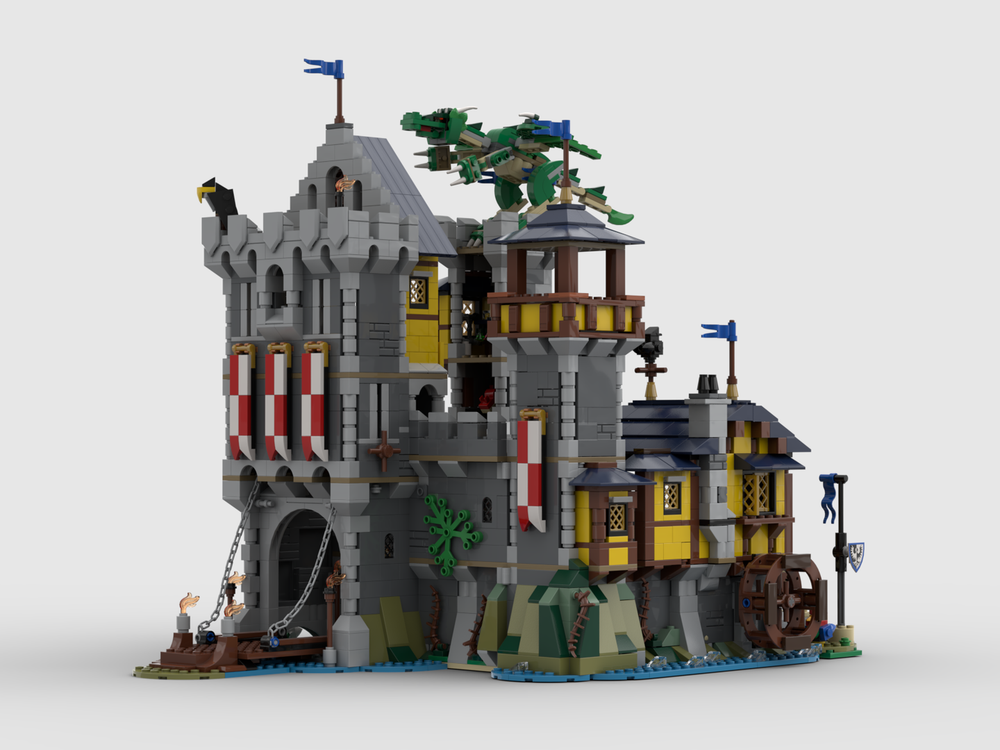 LEGO MOC Blue Knights Castle by blueknightscastle | Rebrickable - Build ...