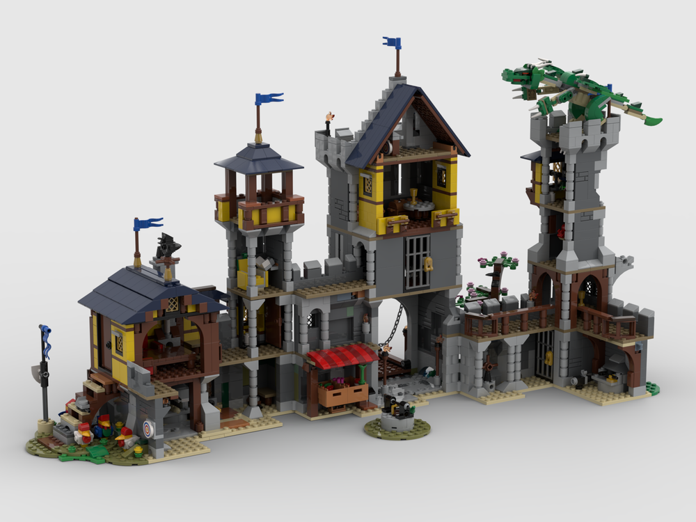 LEGO MOC Blue Knights Castle by blueknightscastle | Rebrickable - Build ...