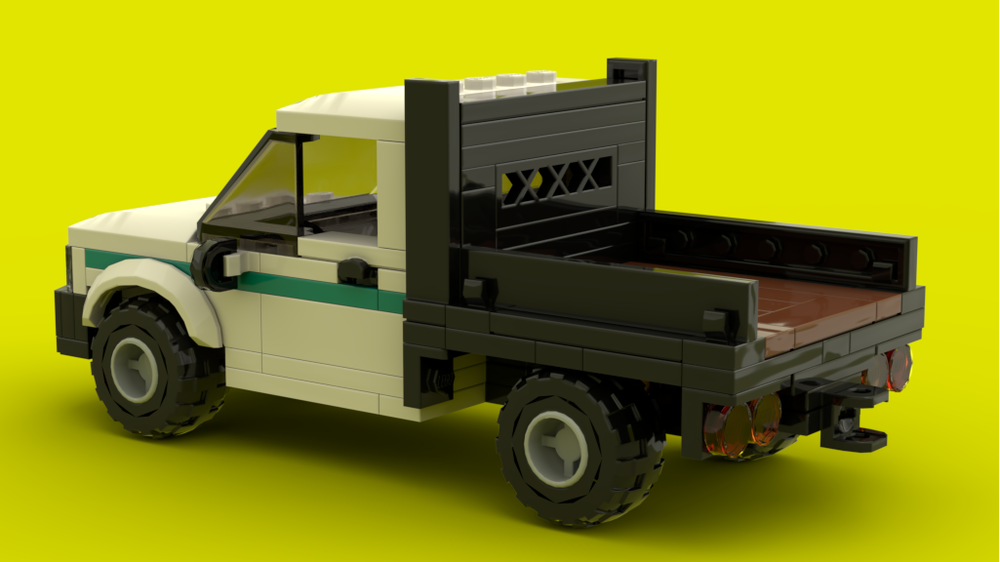 LEGO MOC Ford Ranger Flatbed by Artifice | Rebrickable - Build with LEGO