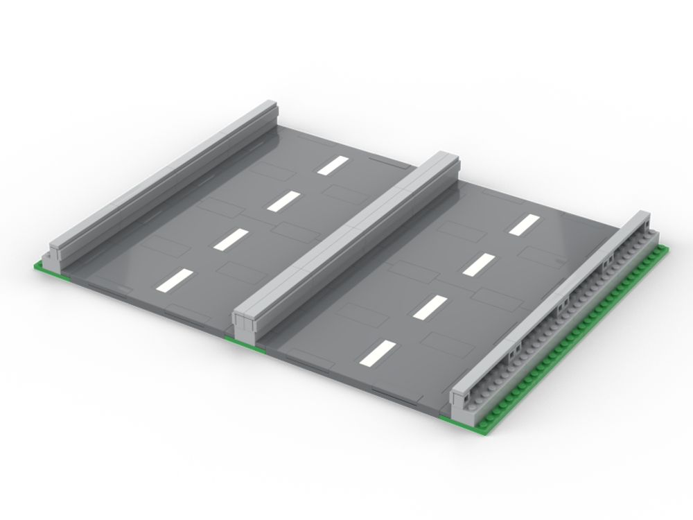 LEGO MOC Highway #1 Base by thombricks | Rebrickable - Build with LEGO