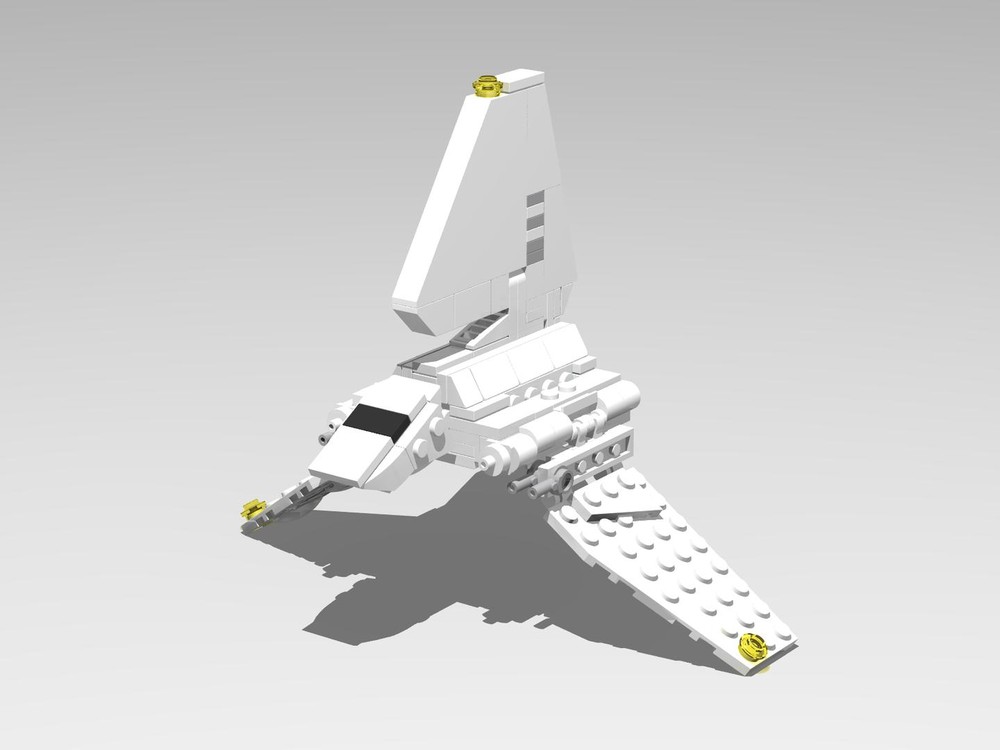 LEGO MOC Micro Imperial Shuttle by ckakka2 | Rebrickable - Build with LEGO
