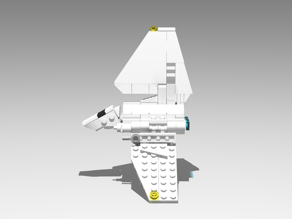Lego Moc Micro Imperial Shuttle By Ckakka2 Rebrickable Build With Lego