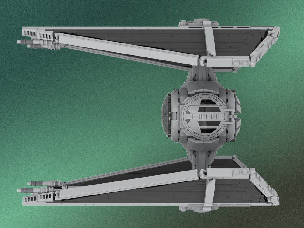 Lego Moc Tie In Interceptor Minifig Scale By Thomin Rebrickable