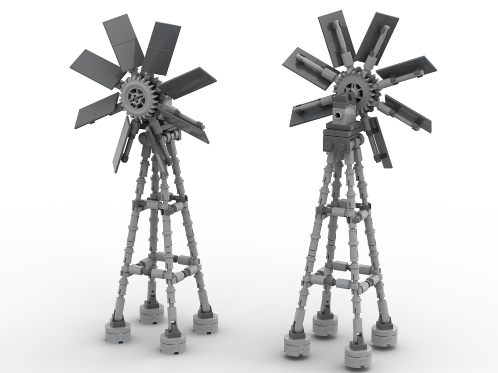 LEGO MOC Windmill by The_Minikit_Guy | Rebrickable - Build with LEGO