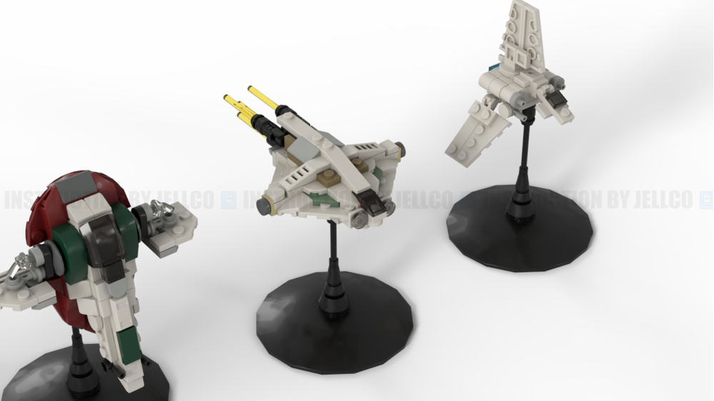 LEGO MOC Micro VCX-100 Ghost : Rogue One by jellco | Rebrickable ...