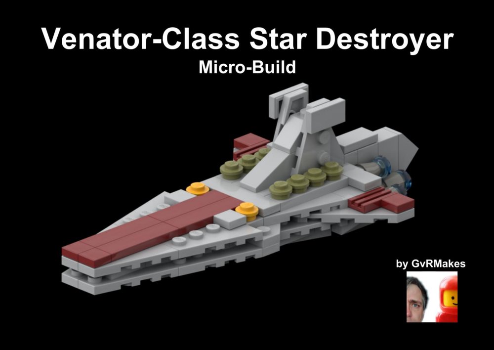 LEGO MOC Venator-Class (Micro-Build) by gvrmakes | Rebrickable - Build ...