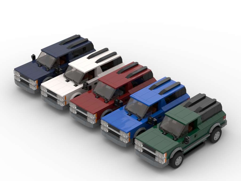 LEGO MOC Bowtie Tahoe - Set of Five Colors by IBrickedItUp ...