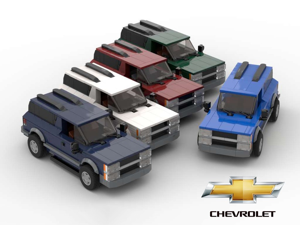 LEGO MOC-101197 Bowtie Tahoe - Set of Five Colors by IBrickedItUp ...