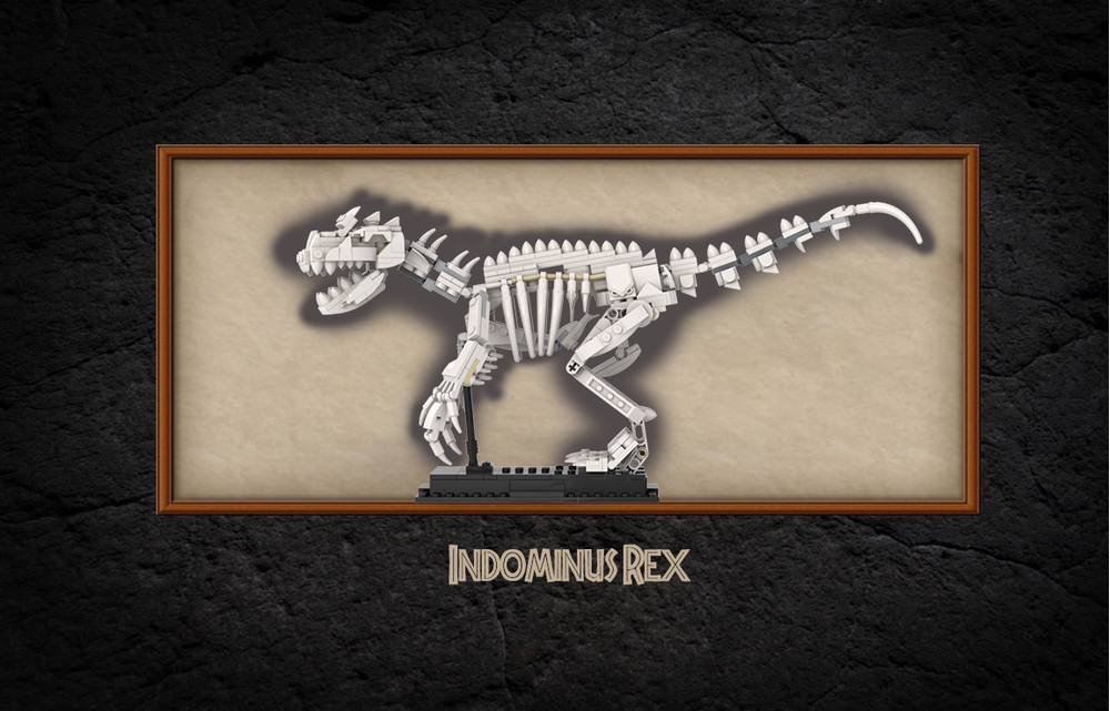 LEGO MOC Indominus Rex Skeleton - Lego Dinosaur Fossils by ...
