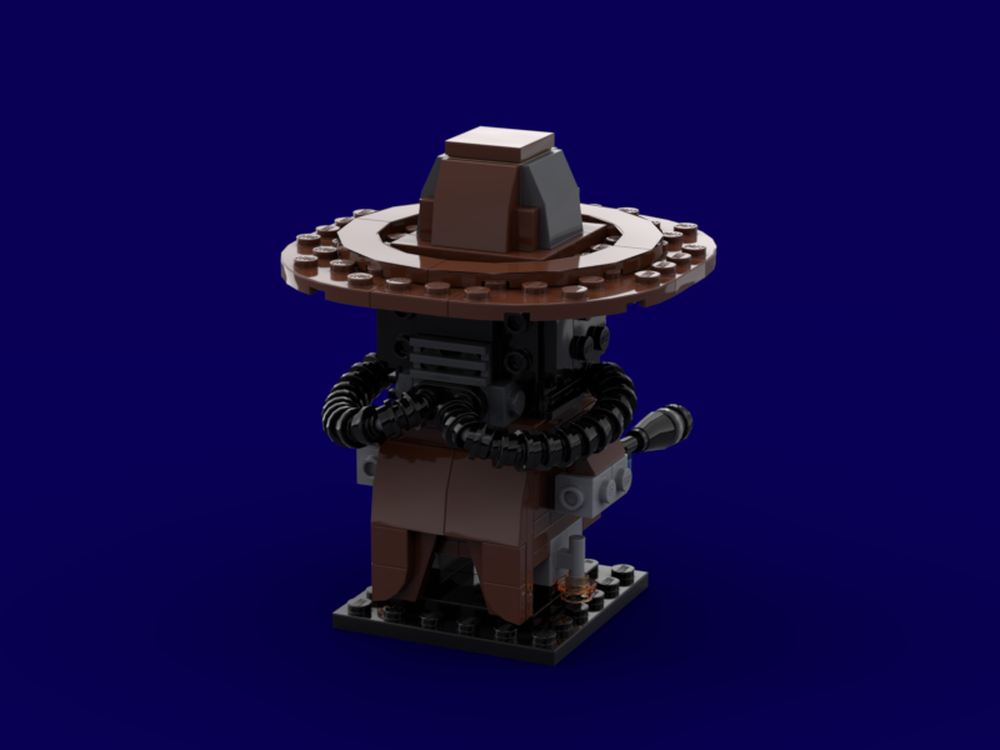 Lego Moc Cad Bane Brickheadz Moc By Smurfindamushroom Rebrickable