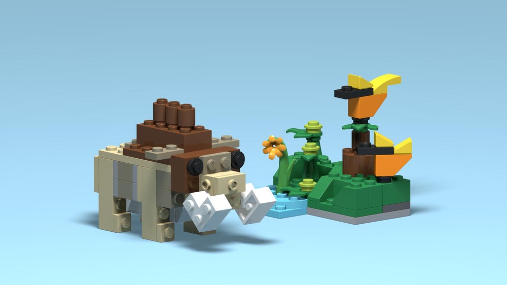 LEGO MOC BYGGLEK Boar by mattking4 | Rebrickable - Build with LEGO