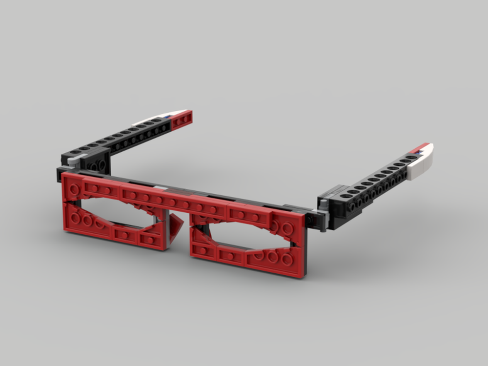 LEGO MOC Red glasses (31100) by kemubrix | Rebrickable - Build with LEGO