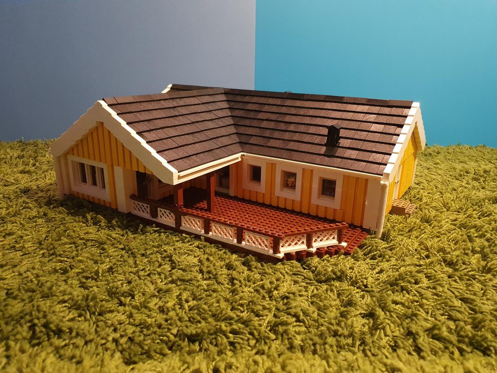 LEGO MOC Minifig/minidoll scale house by jek | Rebrickable - Build with ...