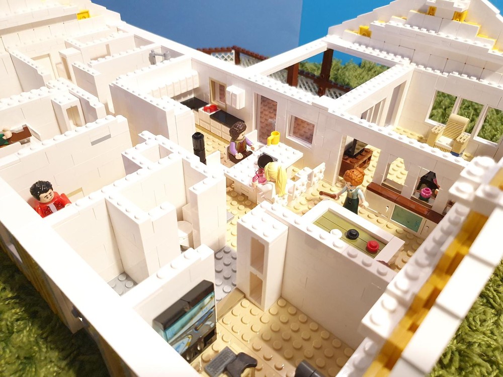 LEGO MOC Minifig/minidoll scale house by jek | Rebrickable - Build with ...