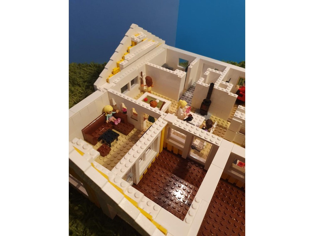LEGO MOC Minifig/minidoll scale house by jek | Rebrickable - Build with ...