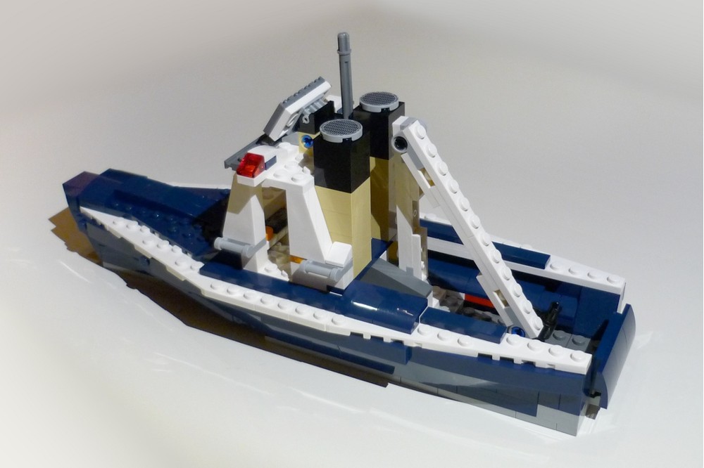 LEGO MOC 31039 Fishing Boat by Nequmodiva | Rebrickable - Build with LEGO