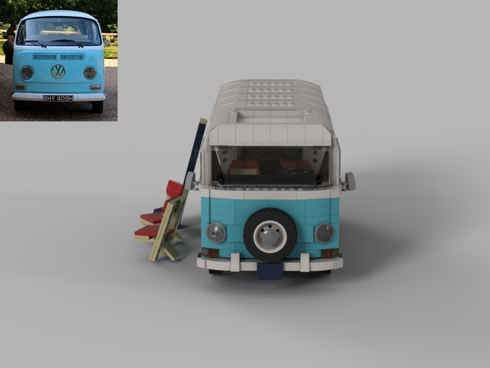 LEGO MOC Volkswagen T2 10279 MOD by atkinson76 | Rebrickable - Build ...