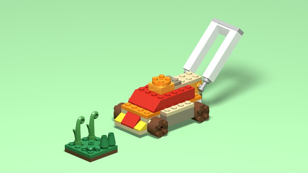 LEGO MOC BYGGLEK Push Mower by mattking4 | Rebrickable - Build with LEGO