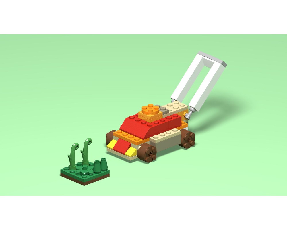 LEGO MOC BYGGLEK Push Mower by mattking4 | Rebrickable - Build with LEGO