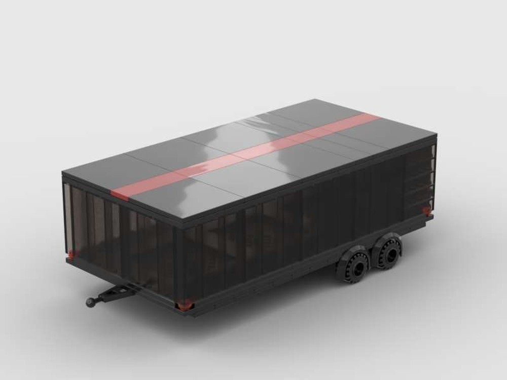 LEGO MOC Car Trailer for V6 Pickup (Glass) by Dusty369 | Rebrickable ...