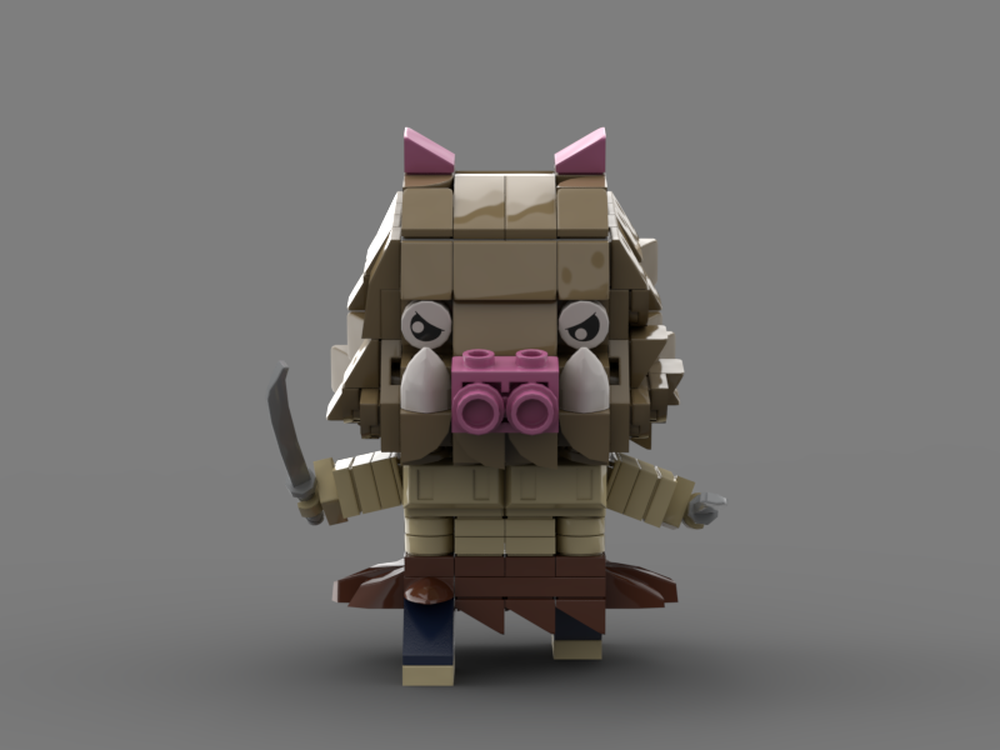 LEGO MOC Inosuke 伊之助Brickheadz by legomania_josh | Rebrickable - Build with LEGO