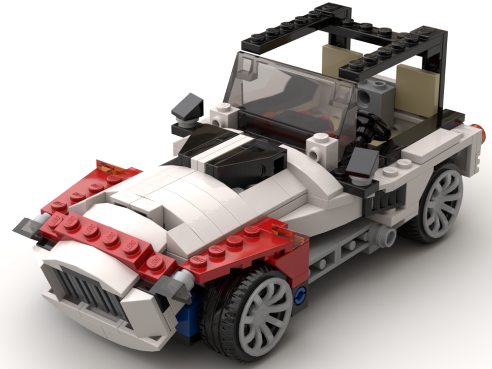 LEGO MOC Track Day Race Car by LasseD | Rebrickable - Build with LEGO