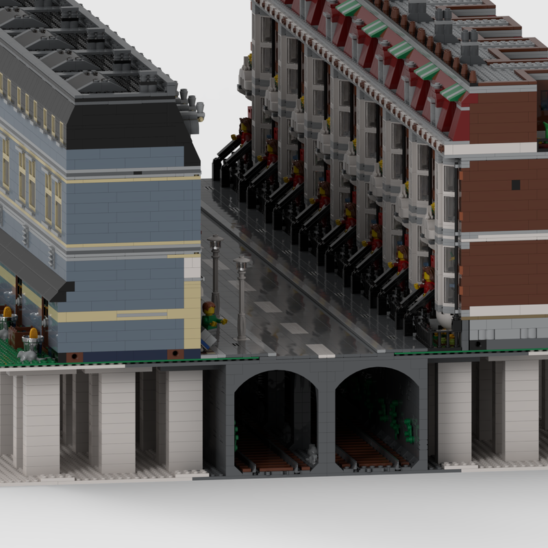 LEGO MOC Basement for moduars: with underground line 1 by Leo G ...