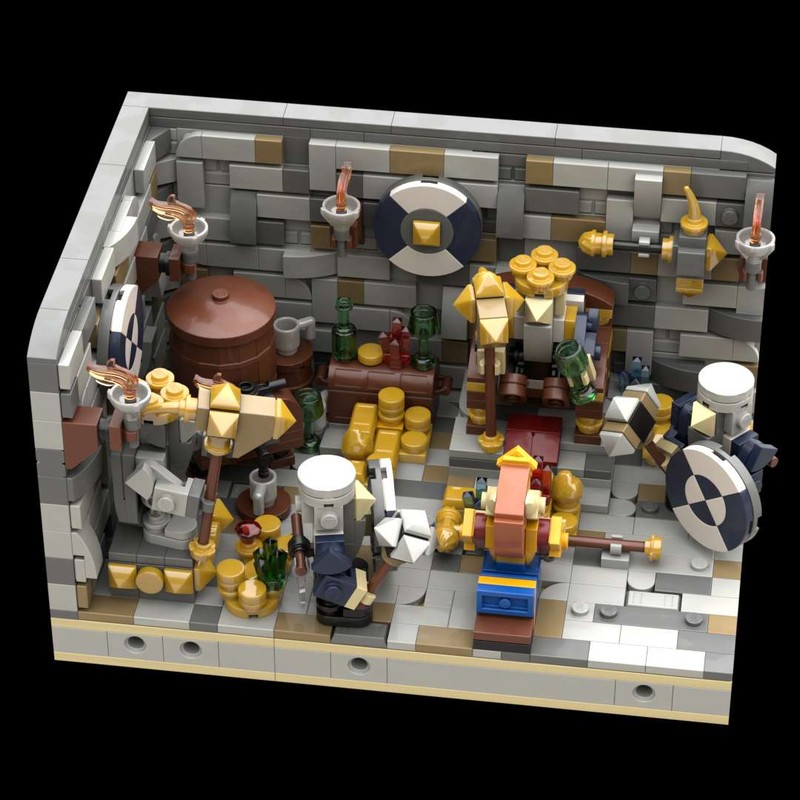 LEGO MOC The Elven Queen submits to the Dwarf King after a lost war by ...