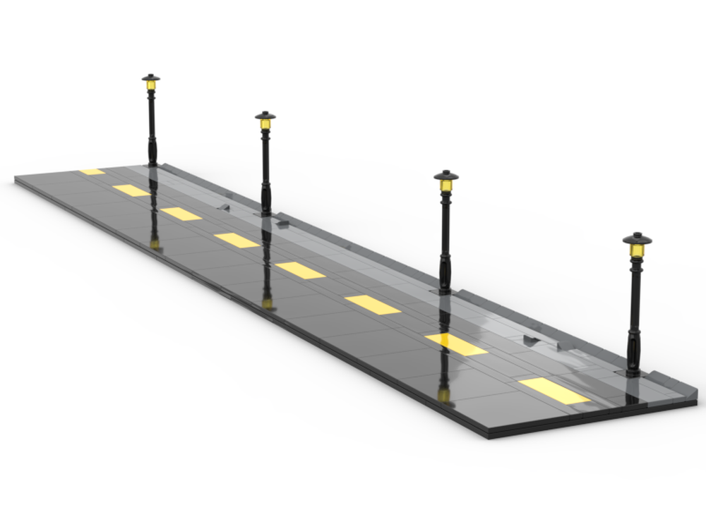 LEGO MOC modular street section by BEAR MOCS | Rebrickable - Build with ...