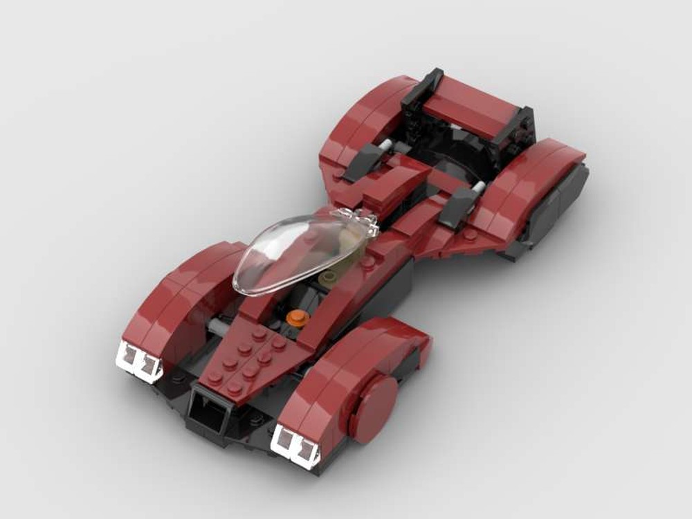 LEGO MOC T4 Concept Racer by Dusty369 | Rebrickable - Build with LEGO