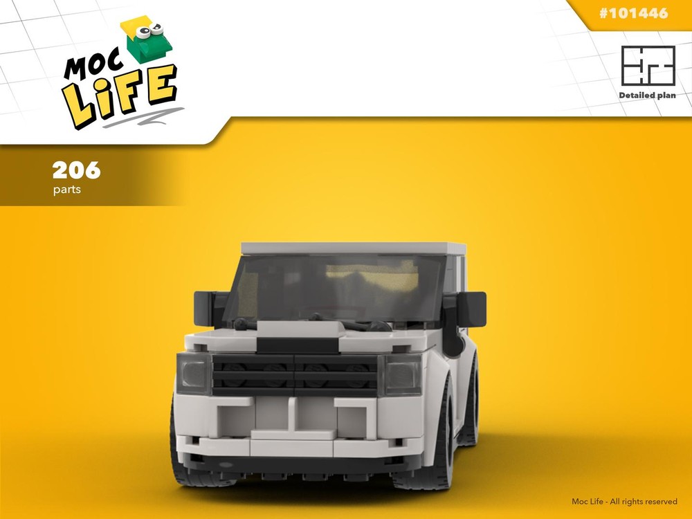 LEGO MOC-101446 Dodge Magnum by MocLife | Rebrickable - Build with LEGO