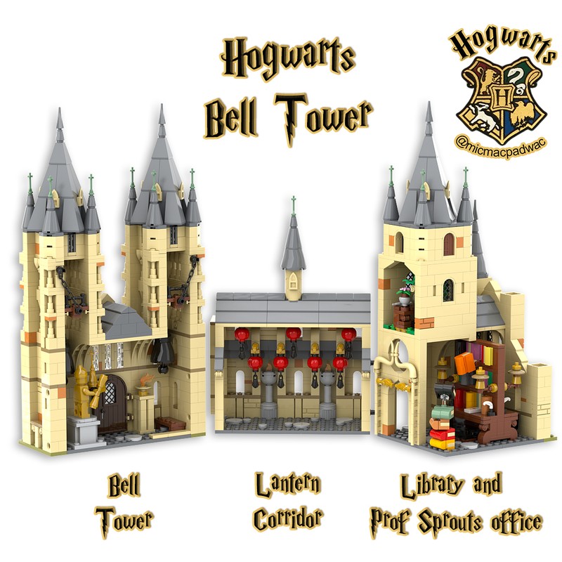 LEGO MOC Bell Tower by micmacpadwac | Rebrickable - Build with LEGO