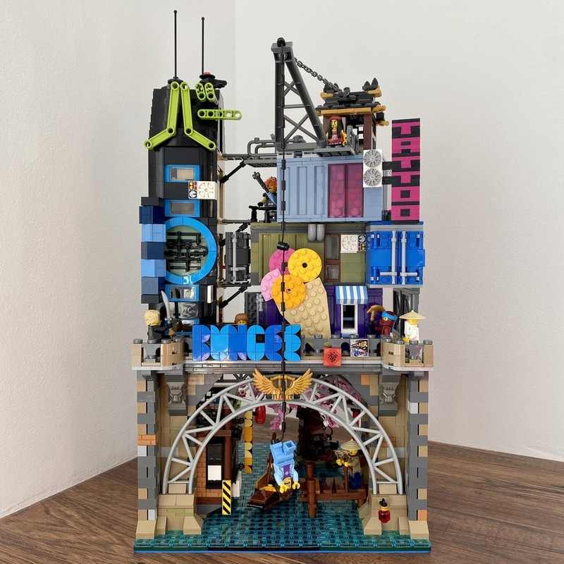 LEGO MOC The Bridge of Ninjago City by cjtonic | Rebrickable - Build ...