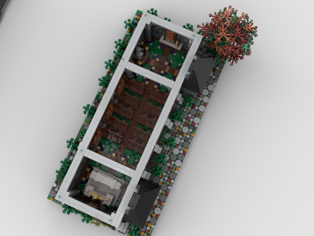 Lego Moc Medieval Church By Alessandromaffioli Rebrickable Build