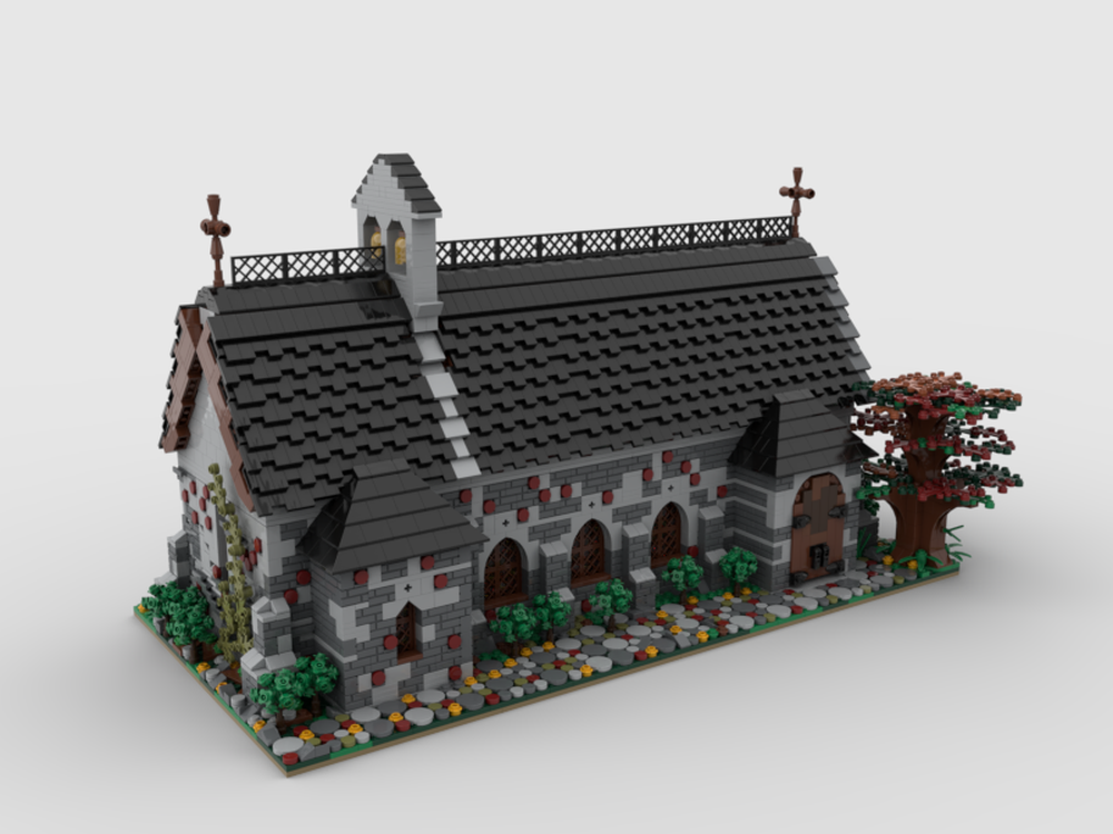 LEGO MOC Medieval Church by AlessandroMaffioli | Rebrickable - Build ...