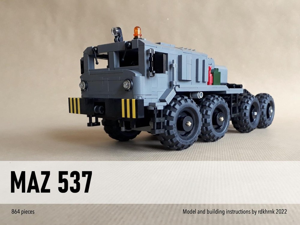 LEGO MOC MAZ 537 RC BuWizz by rdkhrnk | Rebrickable - Build with LEGO