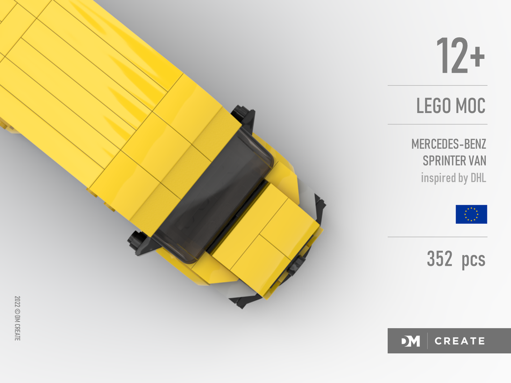 LEGO MOC Mercedes-Benz Sprinter van yellow (inspired by Europe DHL) by ...