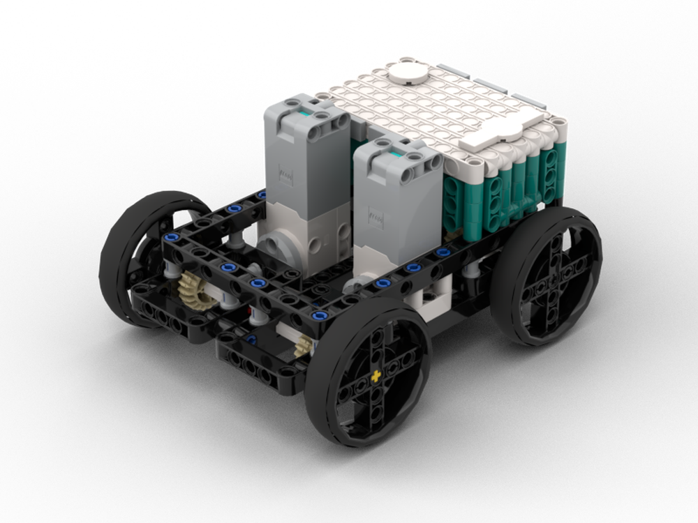 LEGO MOC 4x4 Mindstorms Chassis by time-hh | Rebrickable - Build with LEGO