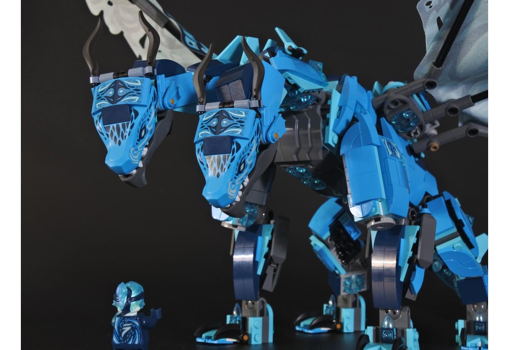 LEGO MOC Ninjago Water Dragon by Rons_oc | Rebrickable - Build with LEGO