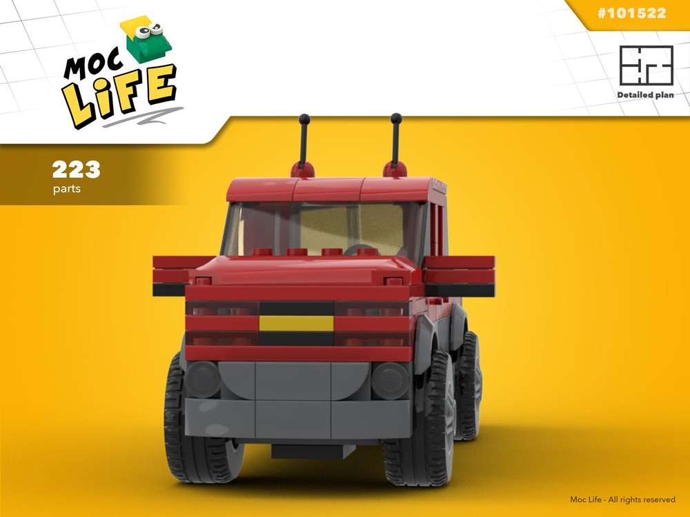 LEGO MOC Chevrolet Avalanche by MocLife | Rebrickable - Build with LEGO