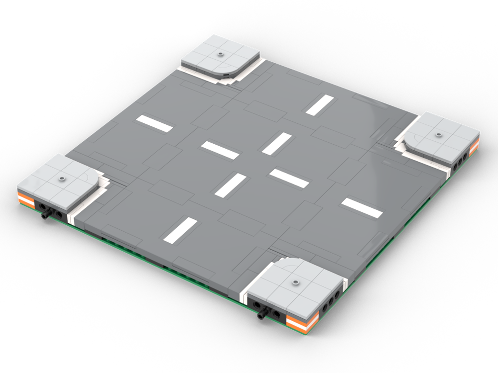 LEGO MOC MILS - 4 Way Intersection by chinigla | Rebrickable - Build ...