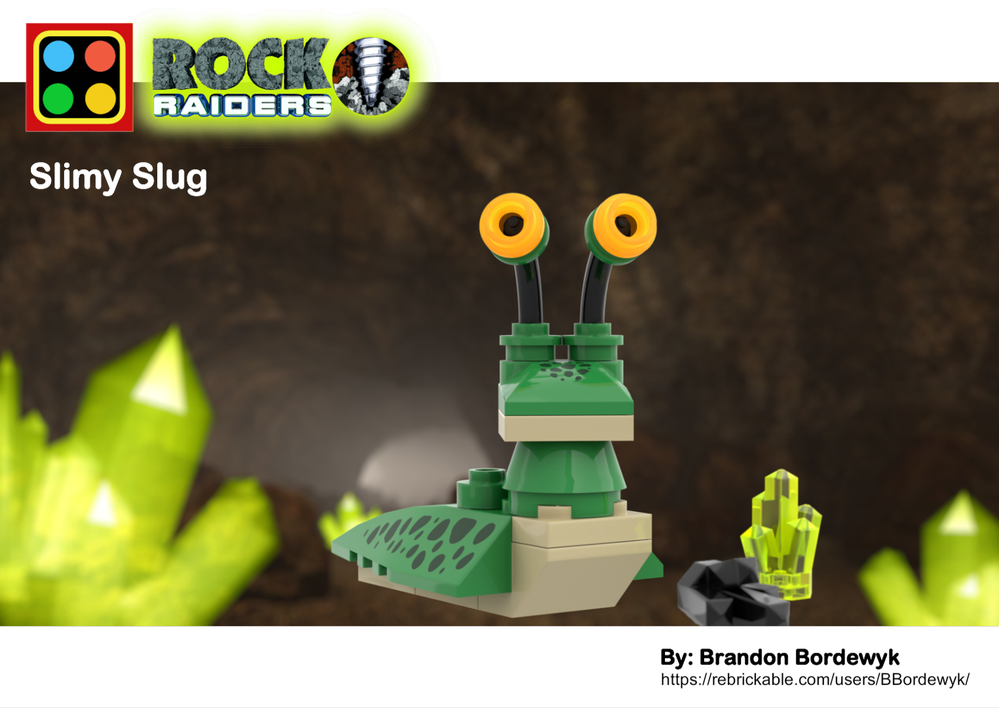 LEGO MOC Slimy Slug by BBordewyk | Rebrickable - Build with LEGO