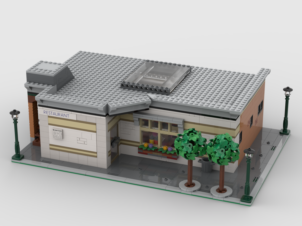 LEGO MOC SitComplex - Monk's Café by dejo | Rebrickable - Build with LEGO