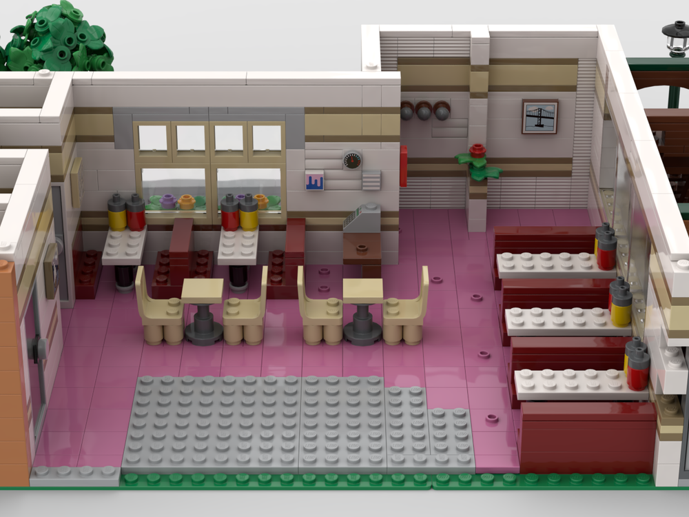 LEGO MOC SitComplex - Monk's Café by dejo | Rebrickable - Build with LEGO