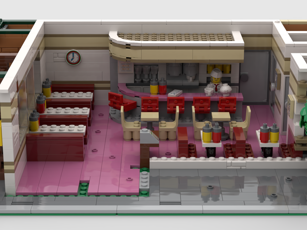 LEGO MOC SitComplex - Monk's Café by dejo | Rebrickable - Build with LEGO